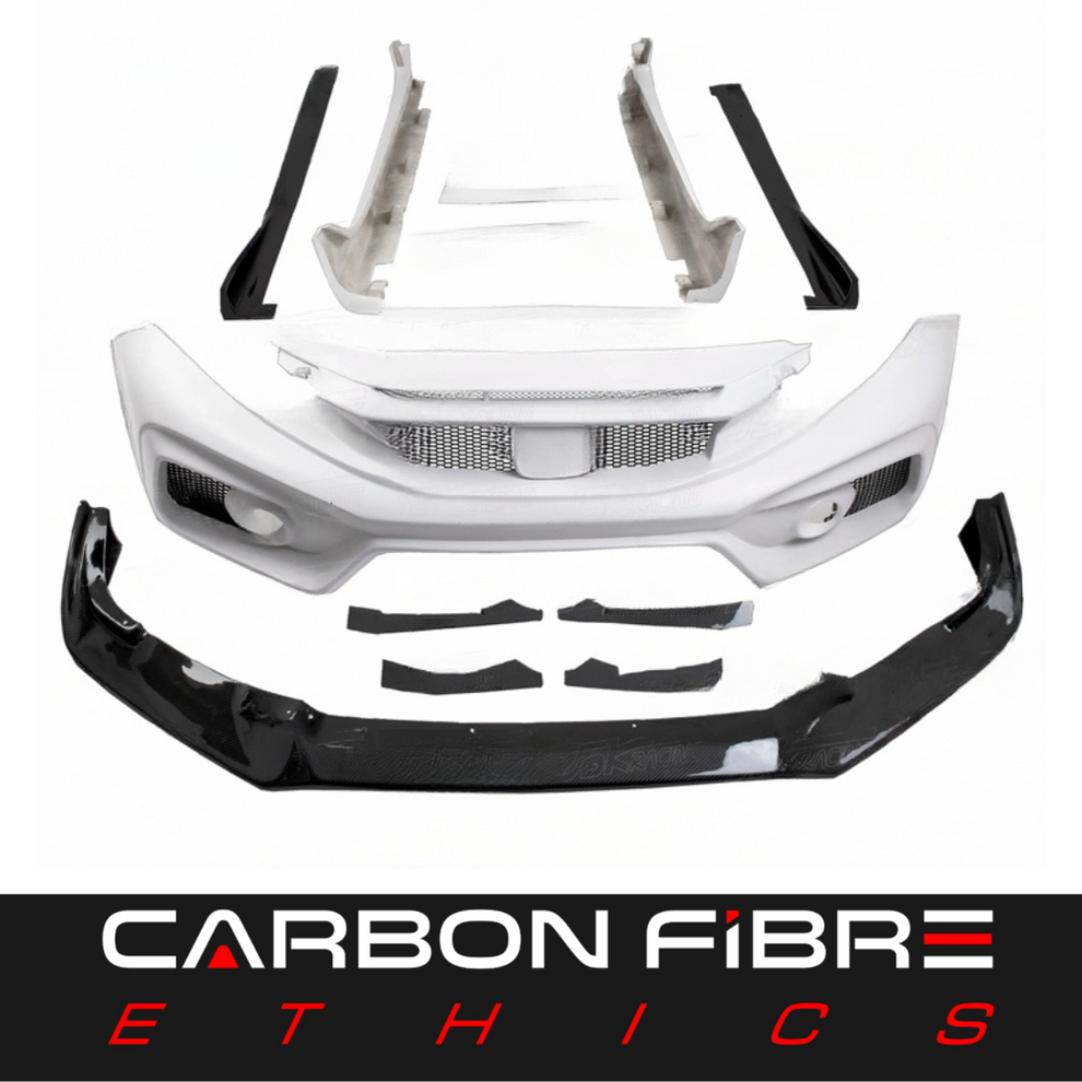 FK8 WIDEBODY WITH FRONT SPLITTER – Carbon Fibre Ethics